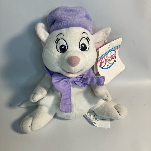Disney | Toys | The Disney Store The Rescuers White Beanie Plush | Poshmark